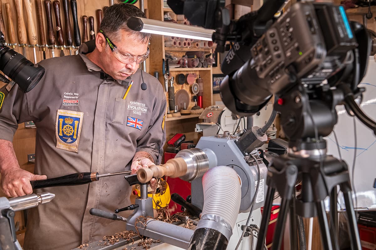 Meet the Maker - Axminster Woodturning Ambassador, Colwin Way ...